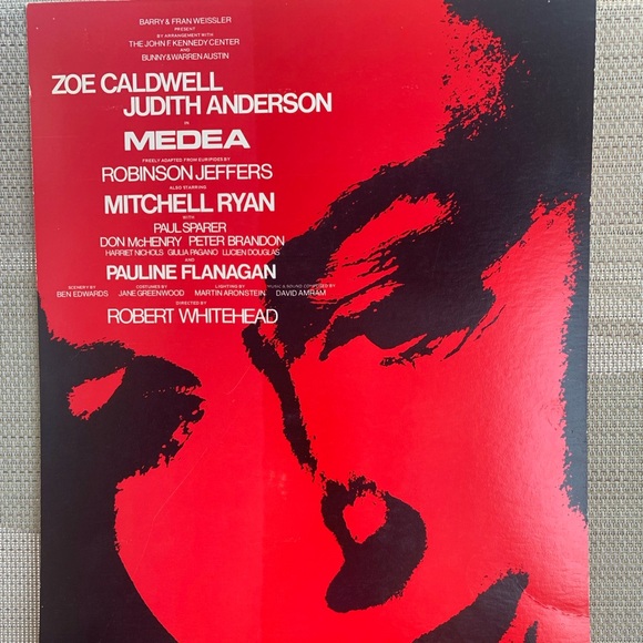 Art | Red And Black Medea Poster | Poshmark